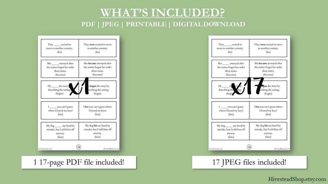 80 Common Irregular Verb Gap-fill Past Simple Tense Flashcards ...