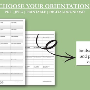 English Verb Conjugation Tables | Digital Download | Printable ...