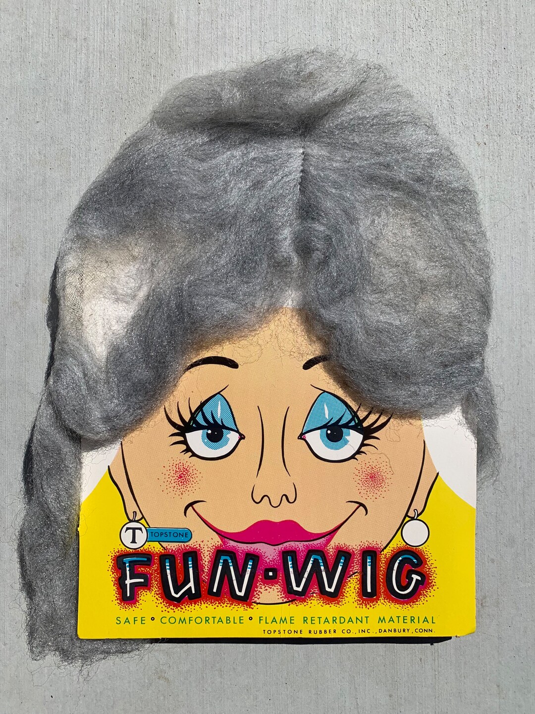 TOPSTONE Fun-wig Vintage Halloween Costume Mask Monster Hair Retro ...