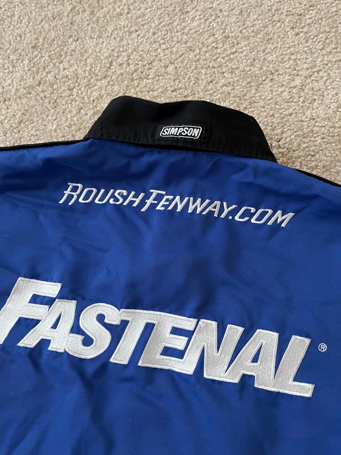Vintage 90s NASCAR Jimmy Spencer Fastenal Simpson Racing Mechanic ...