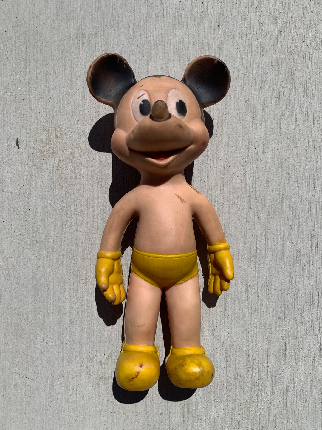 Vintage 1950s Walt Disney Productions Mickey Mouse Squeeze Toy Sun ...