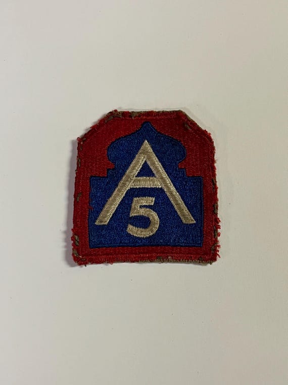 Vintage Original US 5th ARMY WW2 Patch - Gem