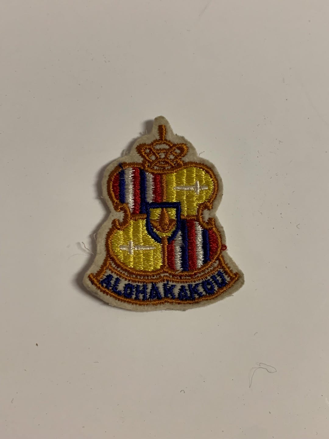 Vintage Original WW2 Aloha Hawaii HI Coat of Arms Souvenir Travel Patch ...