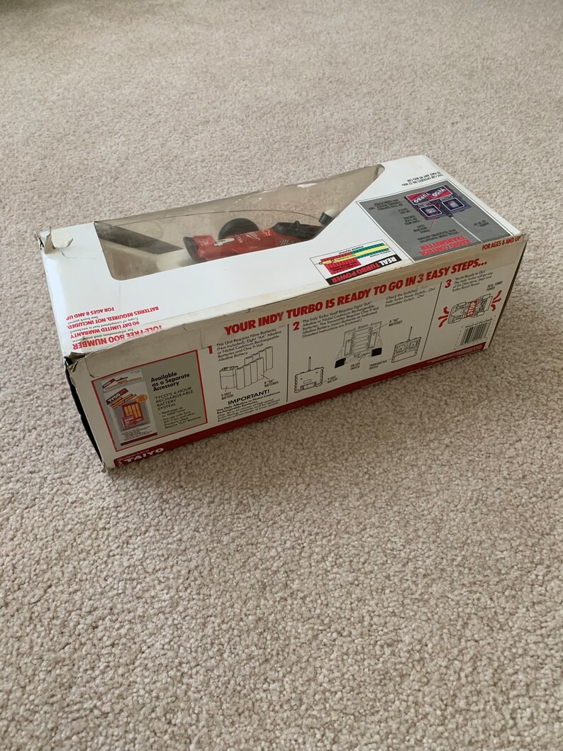 Vintage Tyco R/C Radio Control Indy Turbo Miller Beer Car Precis Taiyo ...