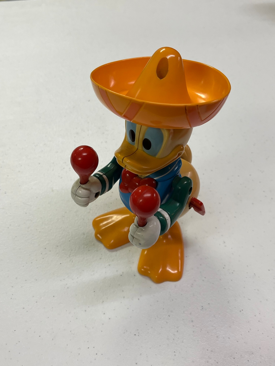 Vintage 90s Disney Wind up Toy Donald Duck Musician Rock'n Maracas Does ...
