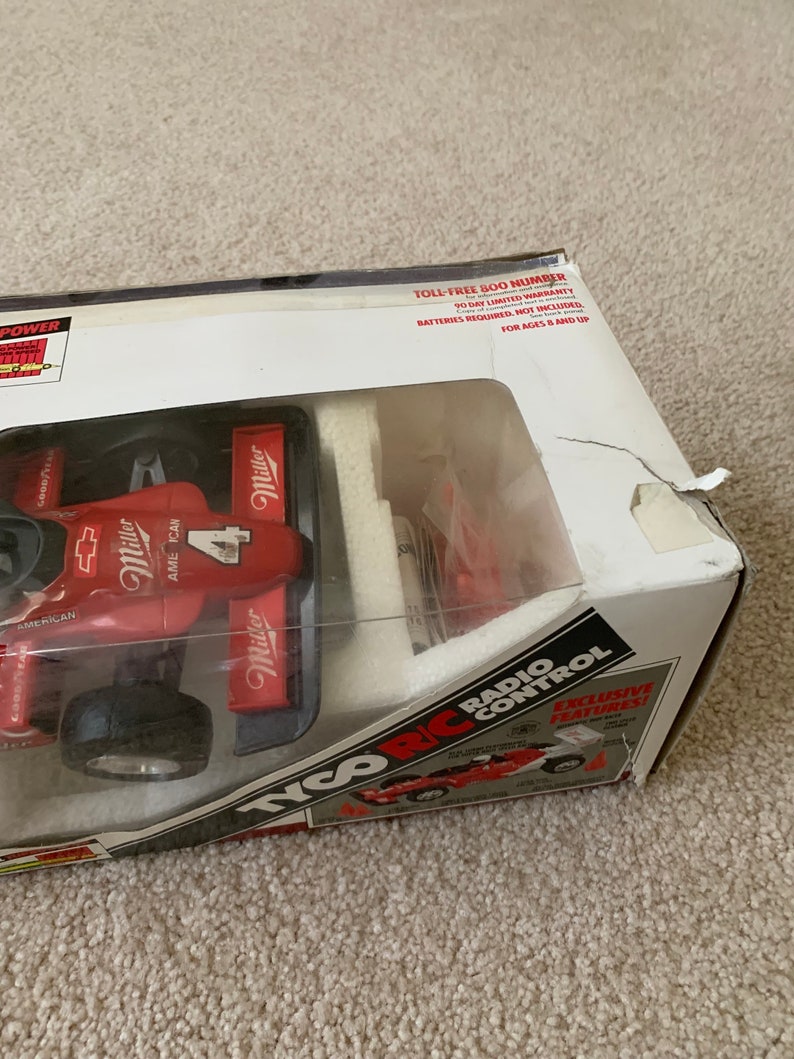 Vintage Tyco R/C Radio Control Indy Turbo Miller Beer Car Precis Taiyo ...