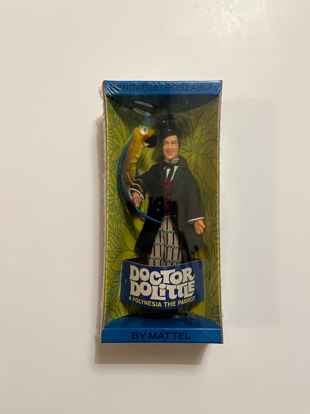 Vintage 1967 Mattel 6” Dr. Dolittle Doll & Polynesia the Parrot in ...