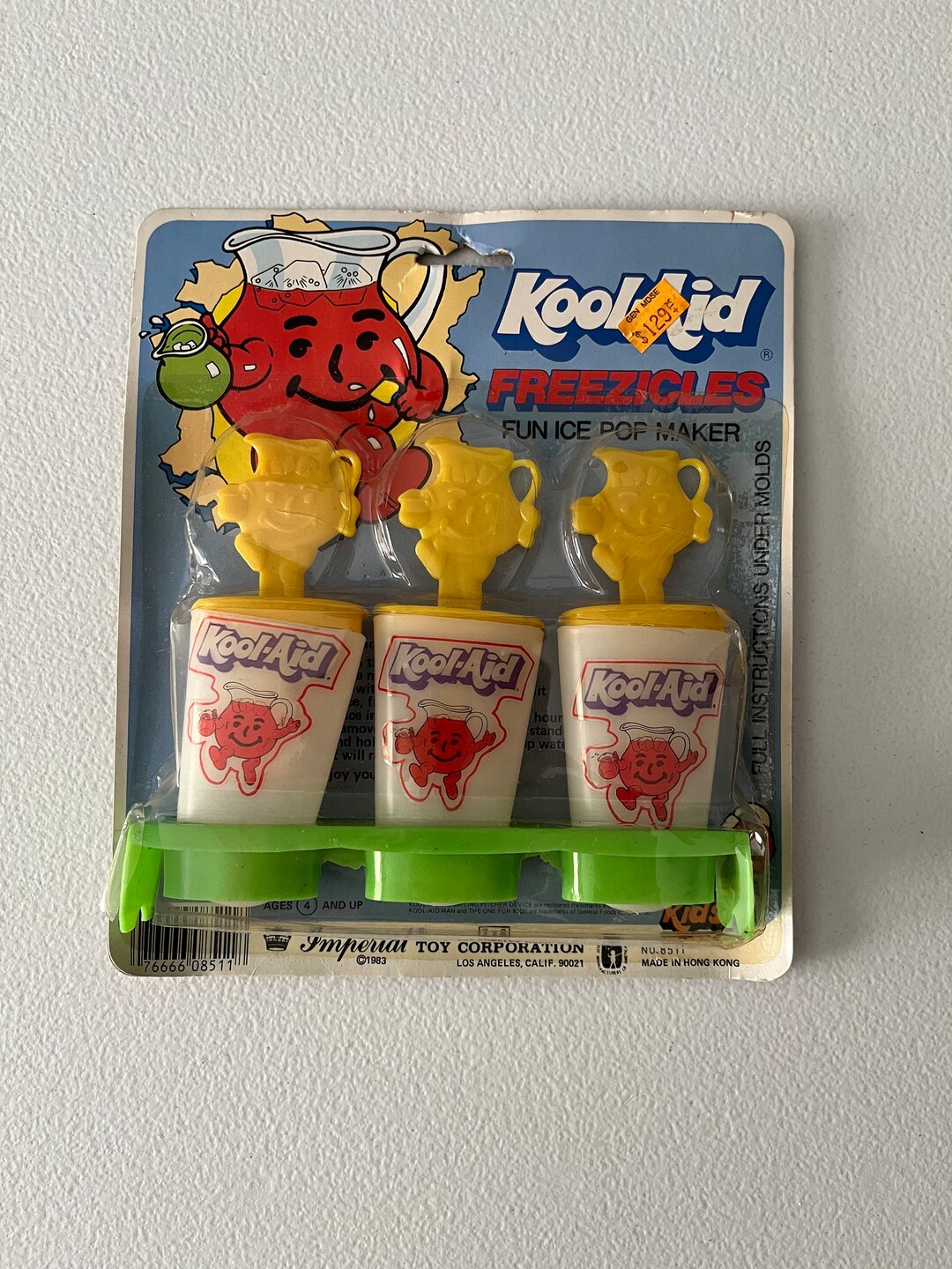 Rare Vintage 1983 Kool Aid Freezicles Ice Pop Popsicle Maker Imperial ...