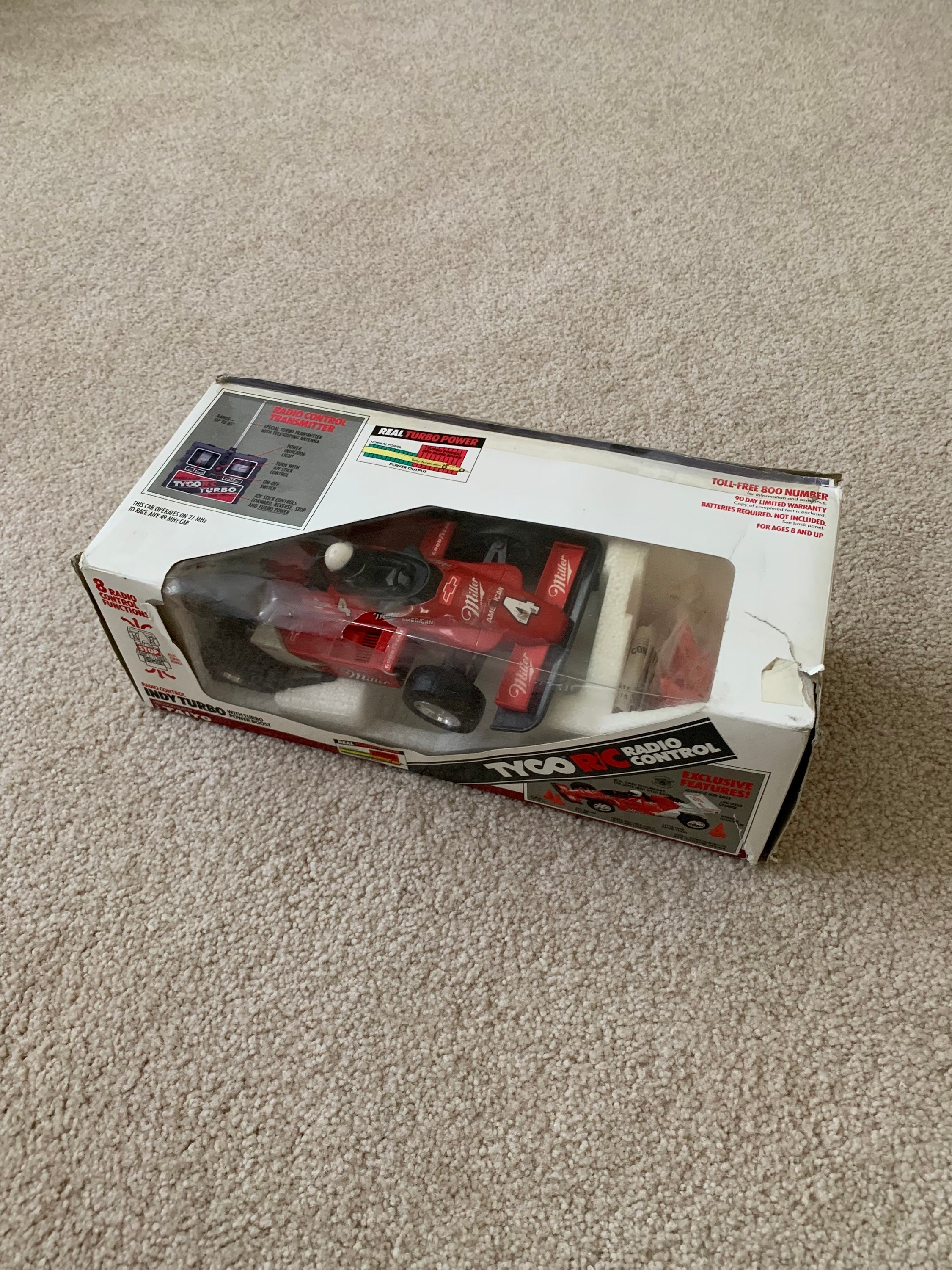 Vintage Tyco R/C Radio Control Indy Turbo Miller Beer Car Precis Taiyo ...