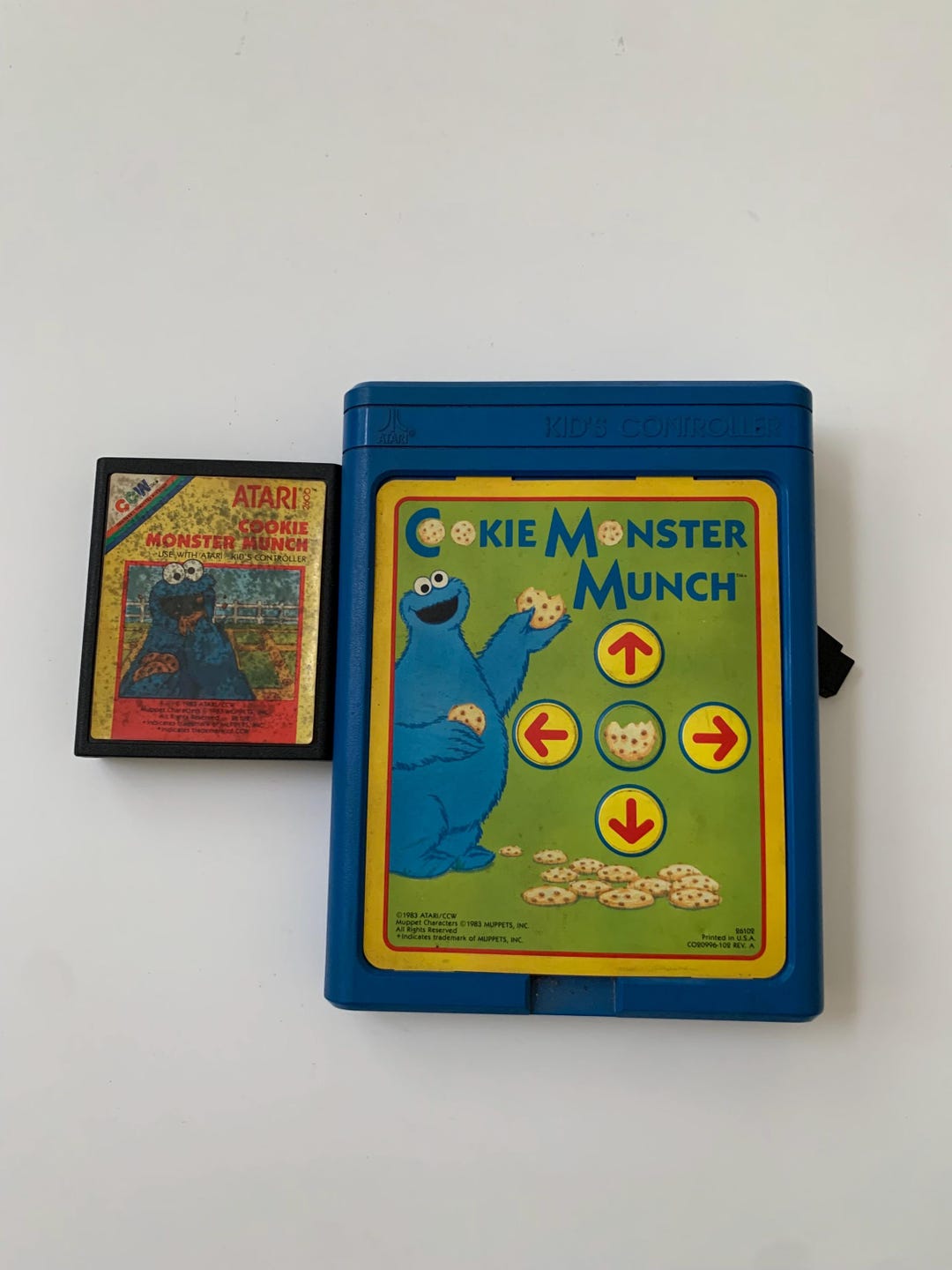 Vintage Cookie Monster Munch (atari 2600) With Kids Controller Lot - Etsy