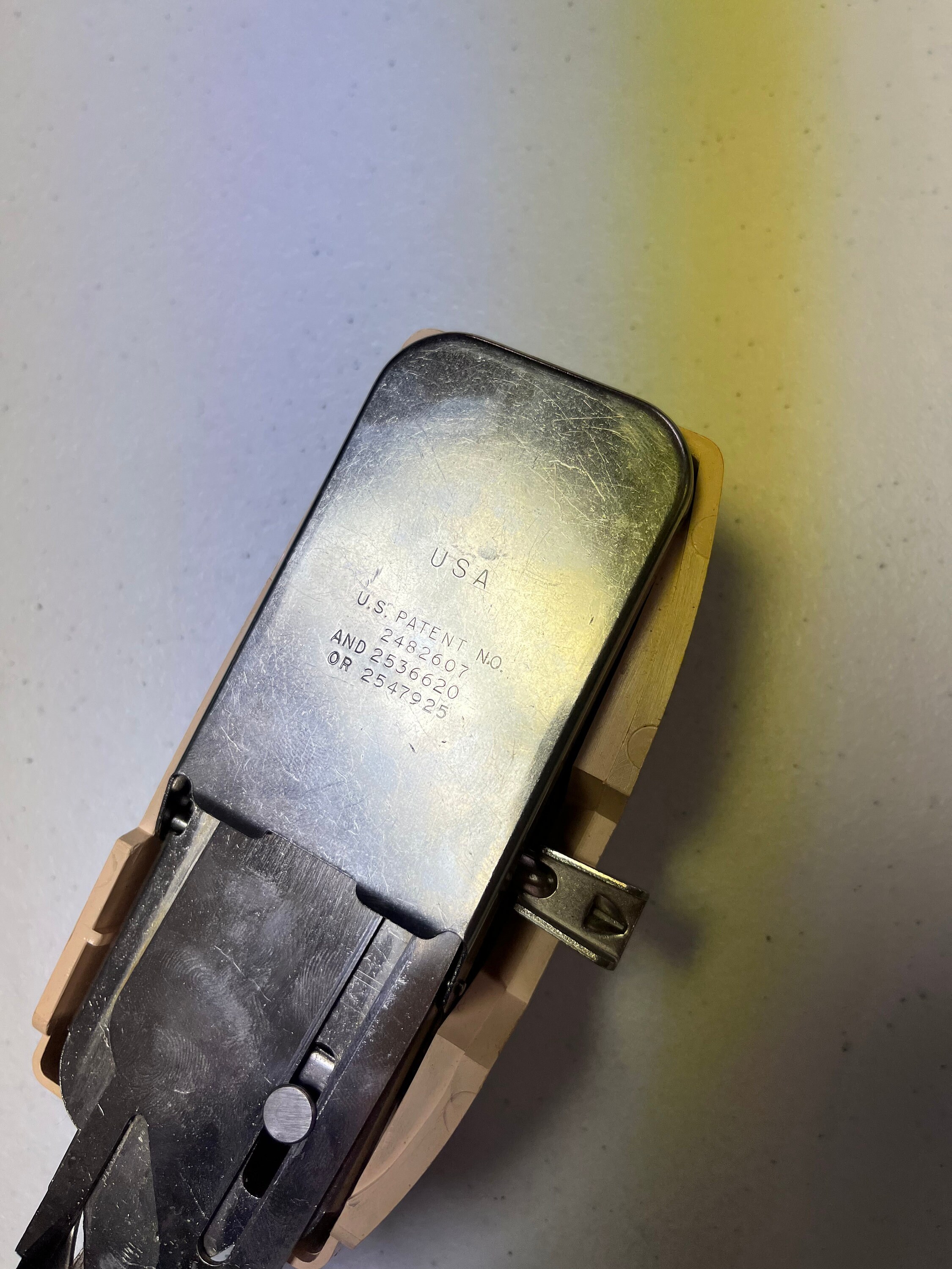 Vintage Singer Buttonhole Attachment in Jade Green Clamshell Jetson for ...