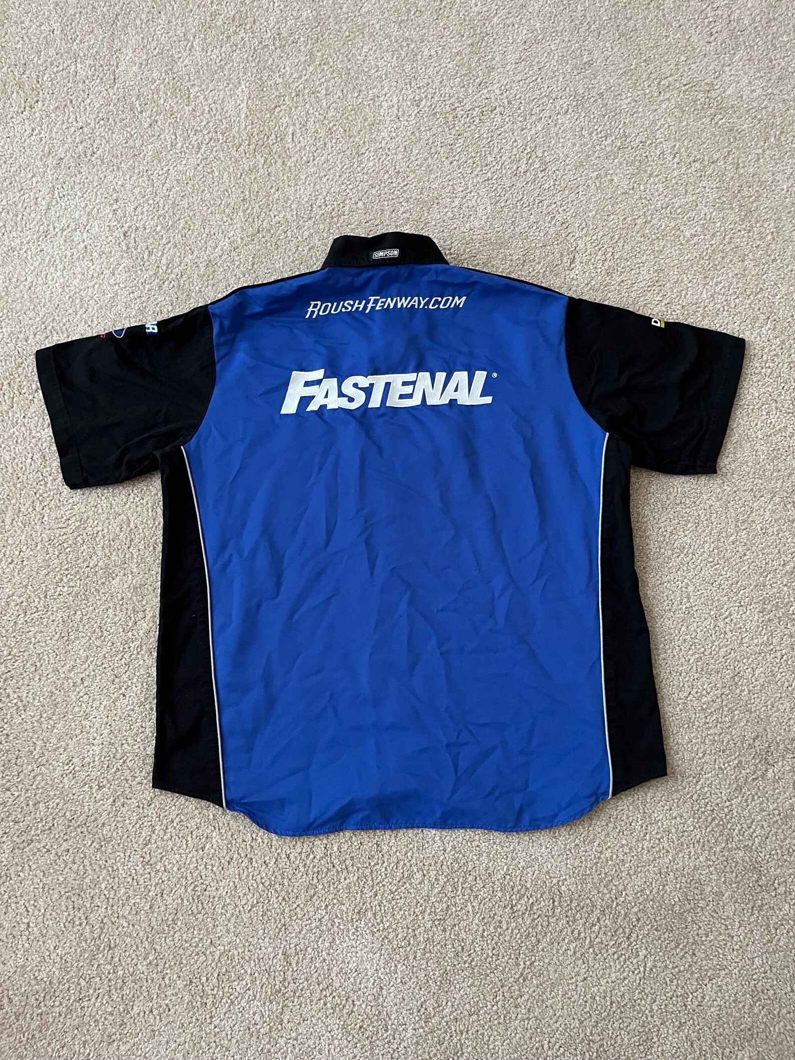 Vintage 90s NASCAR Jimmy Spencer Fastenal Simpson Racing Mechanic ...