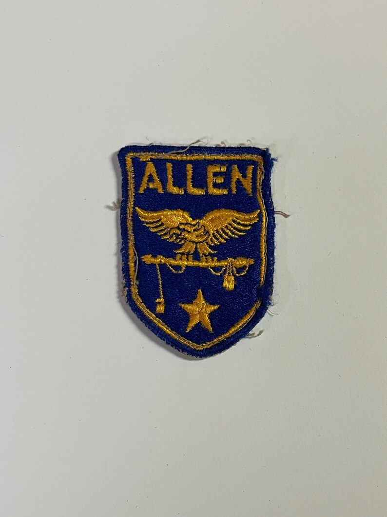 Vintage WW2 Allen US Army Rotc Patch Cut Edge Cadet Academy School - Etsy