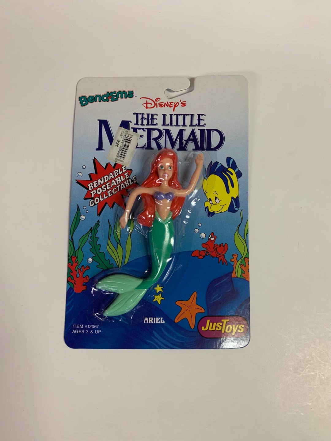 Vintage Original Disney's the Little Mermaid Ariel Bend-ems 12067 ...