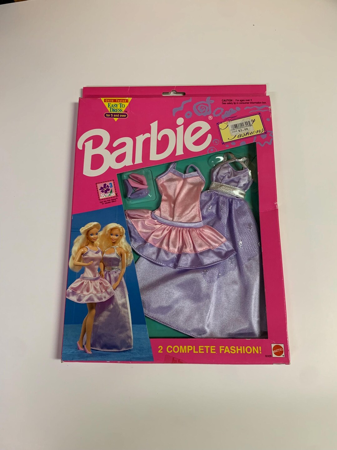 Vintage Original 1992 Mattel Barbie 8242-1992 Fantasy Fashions 2 ...