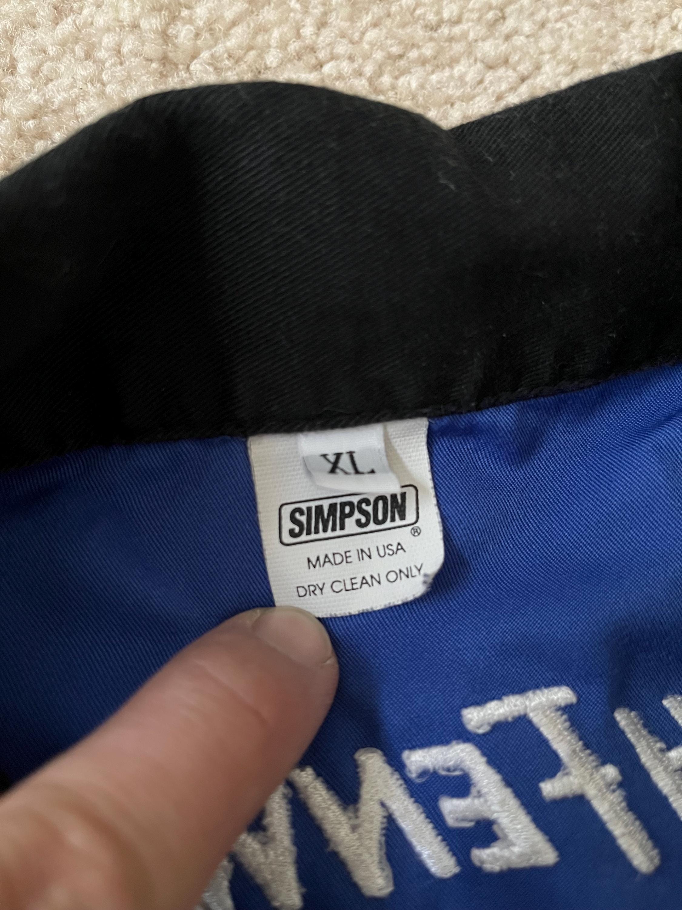 Vintage 90s NASCAR Jimmy Spencer Fastenal Simpson Racing Mechanic ...