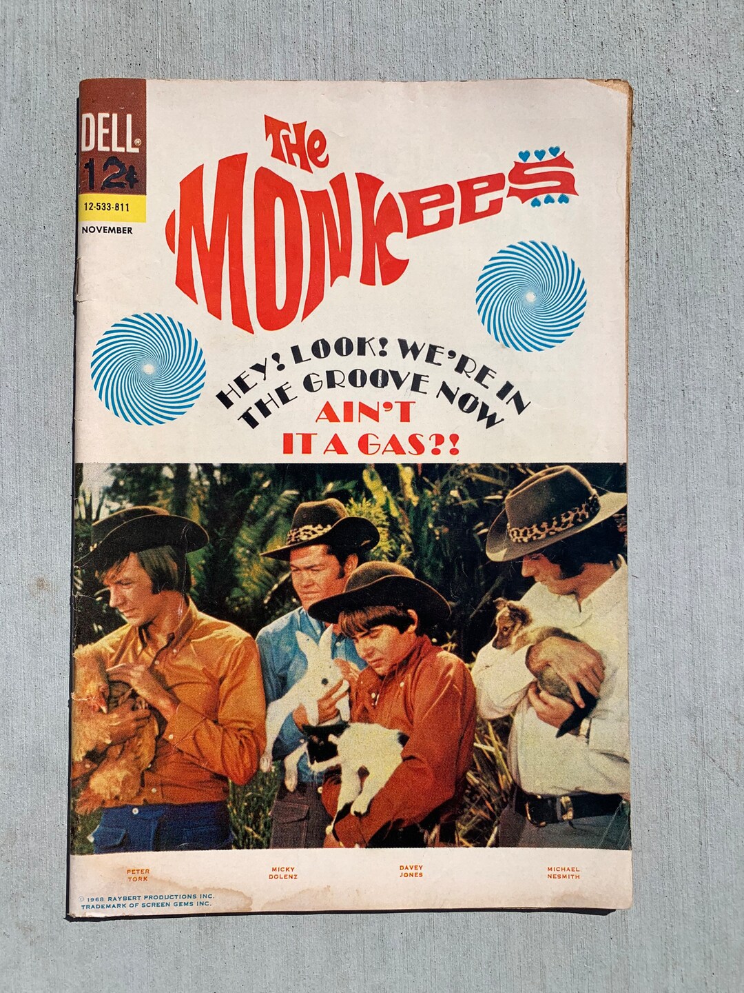 The Monkees #16 1968- Dell TV Comic David Jones Photo Cover VG - Etsy