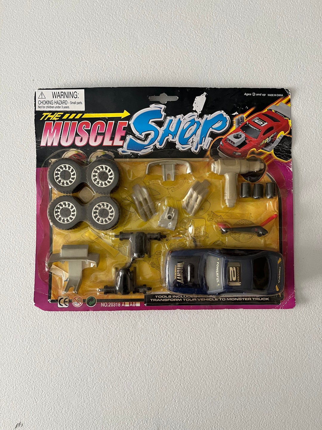 Vintage the Muscle Shop Toy Car Building Kit New Old Stock - Etsy