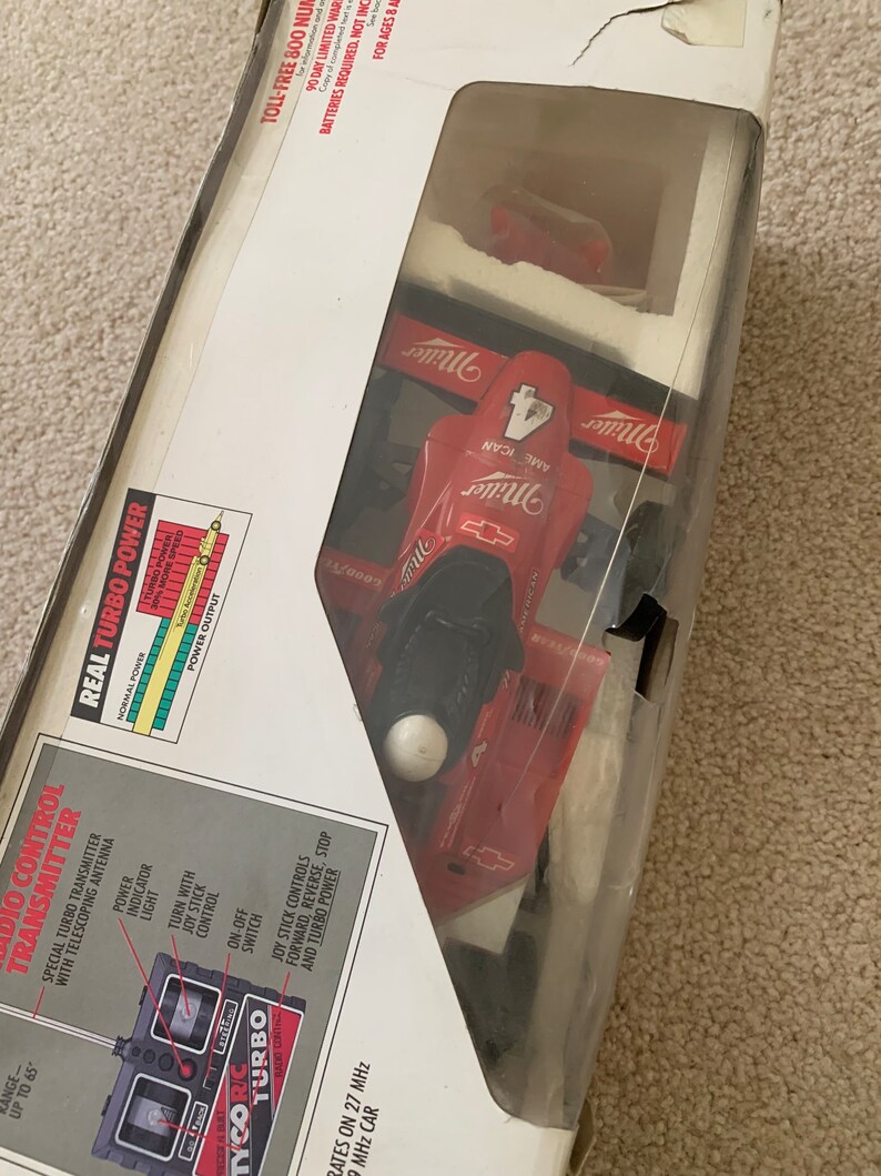 Vintage Tyco R/C Radio Control Indy Turbo Miller Beer Car Precis Taiyo ...