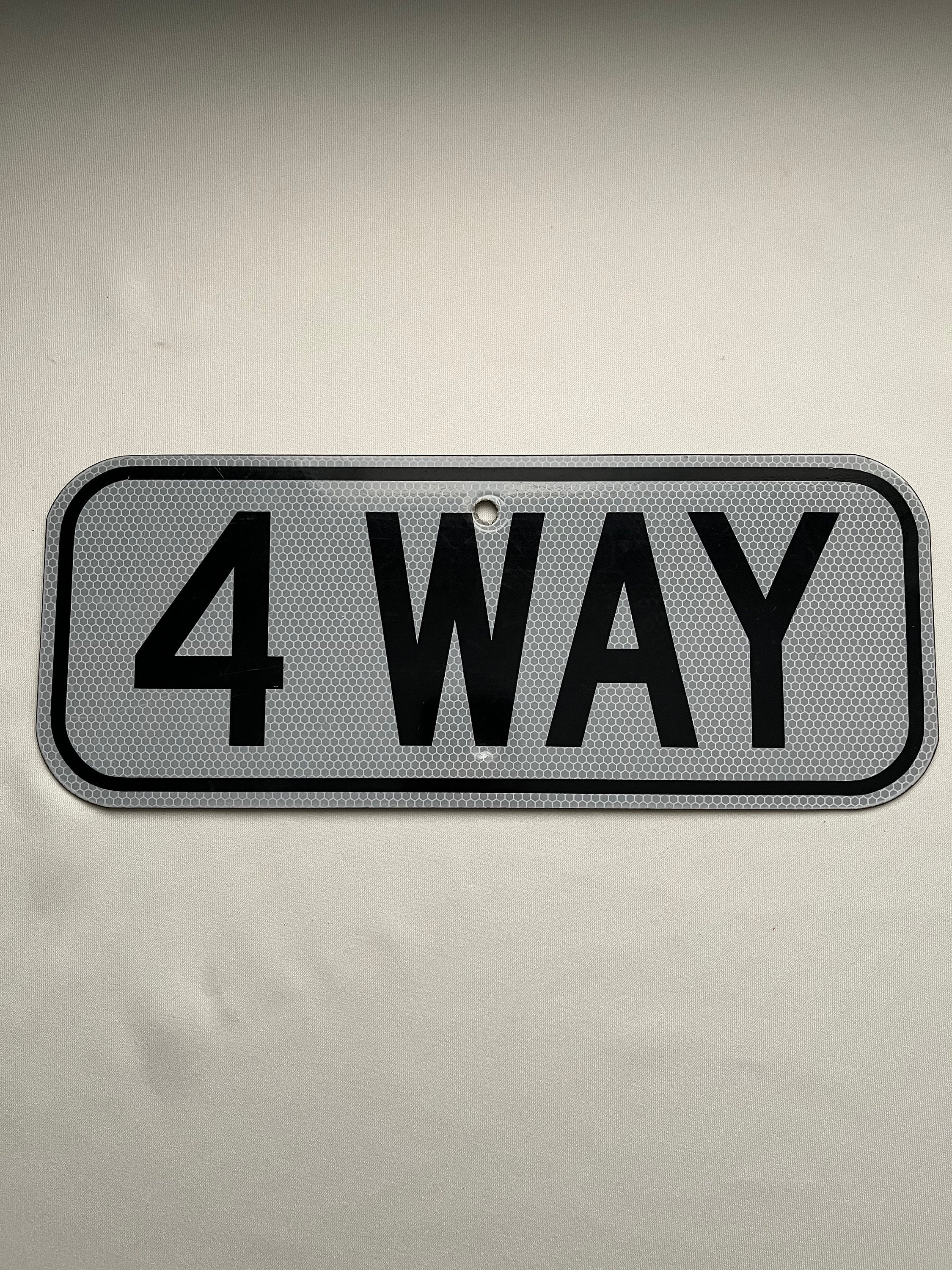 4 Way Metal Street Sign - Etsy