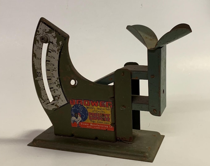 Vintage Original Brower Chicken and Turkey Egg Scale, Brower Flower Egg ...