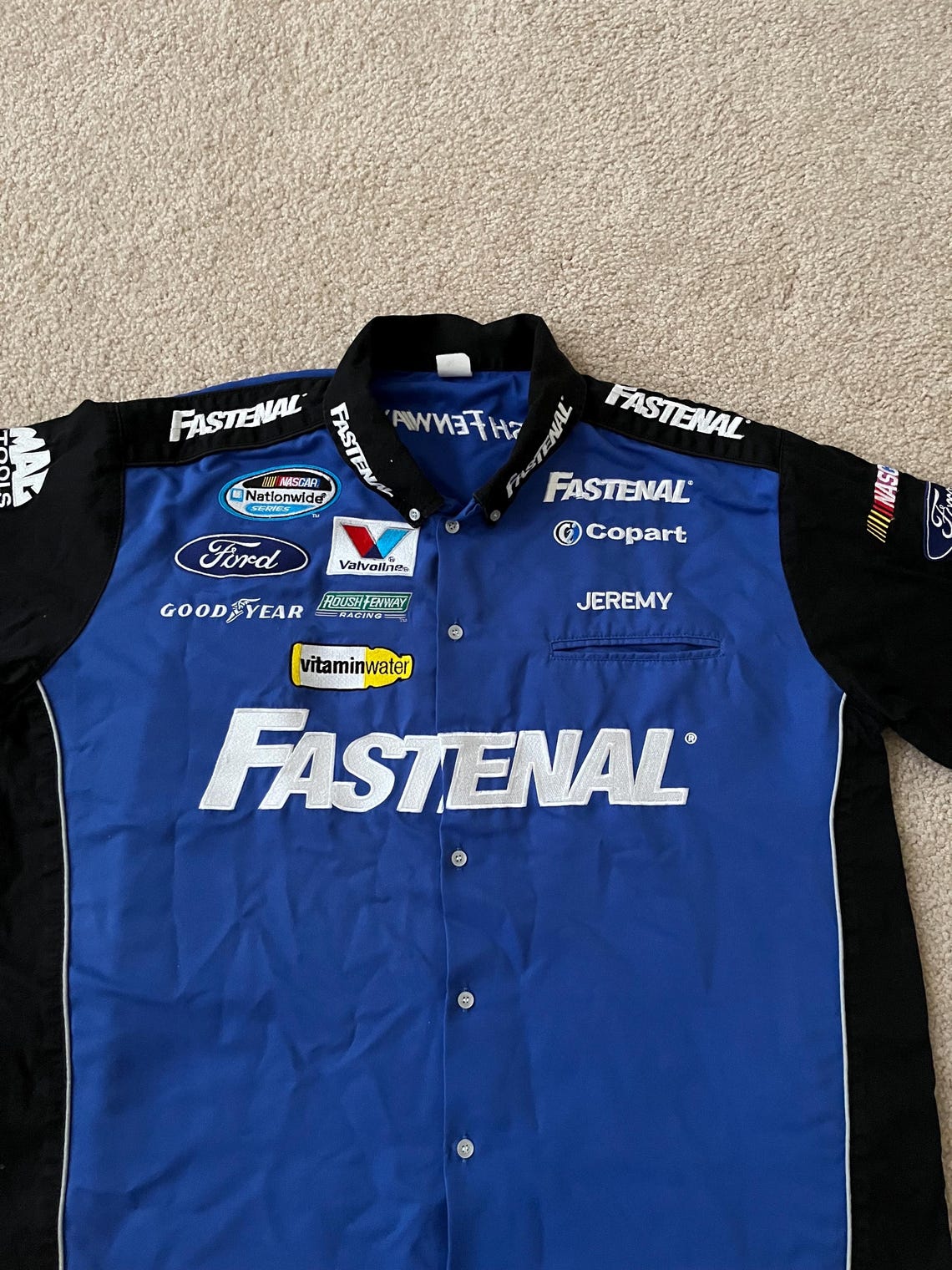 Vintage 90s NASCAR Jimmy Spencer Fastenal Simpson Racing Mechanic ...