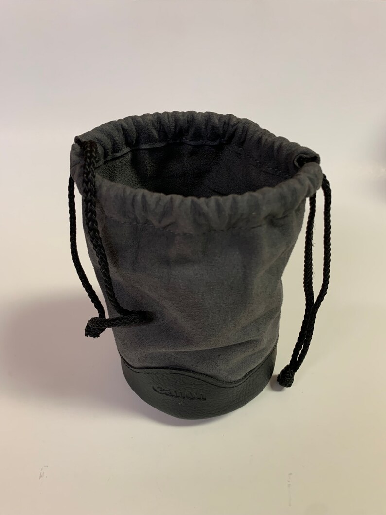 Vintage Canon Camera Felt/ Leather Lens Draw String Case - Etsy