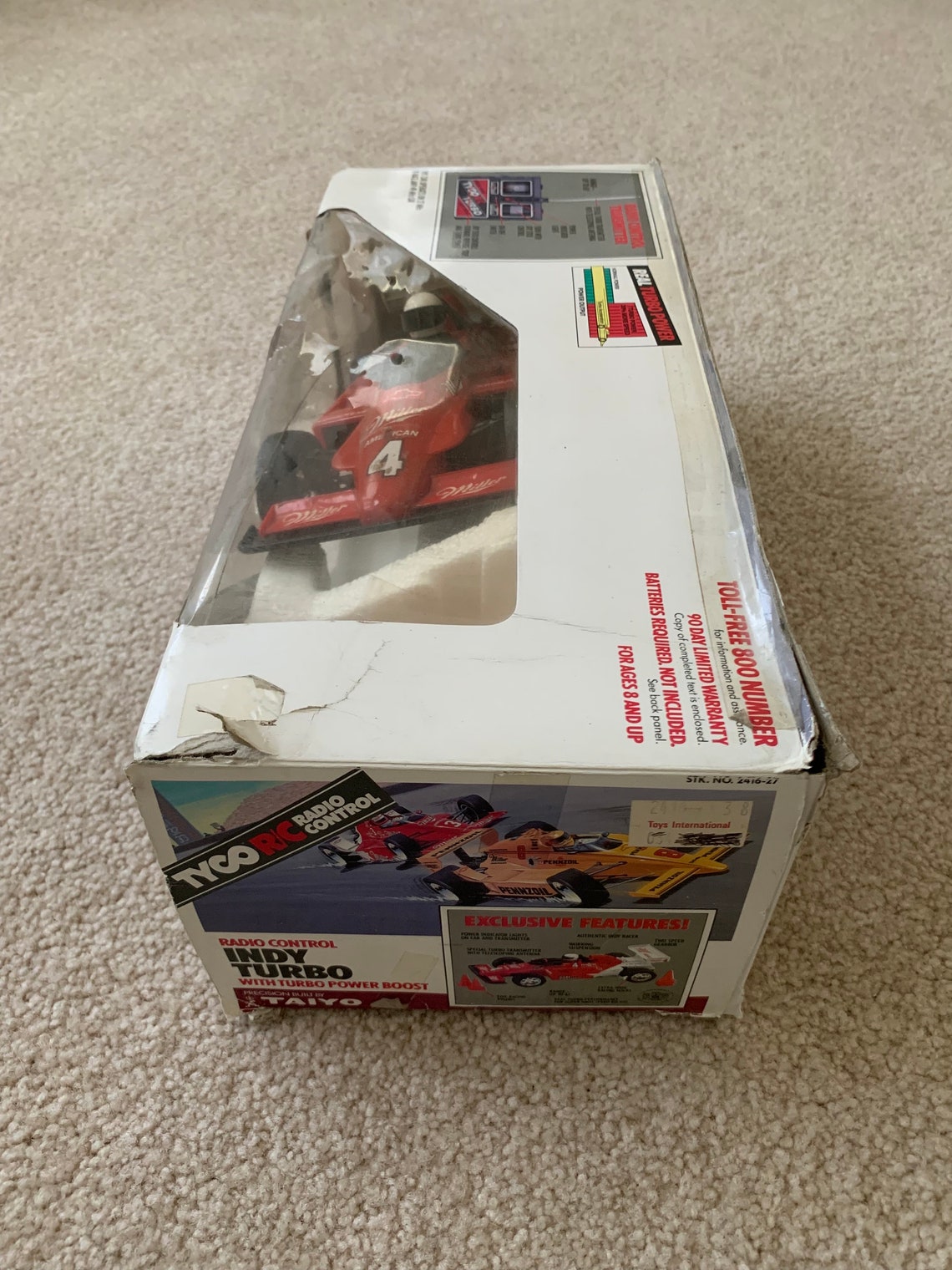 Vintage Tyco R/C Radio Control Indy Turbo Miller Beer Car Precis Taiyo ...