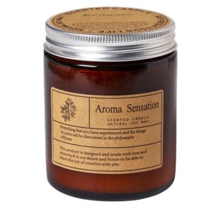 Soy Wax Lavender/eucalyptus Essential Oil Candle - Etsy