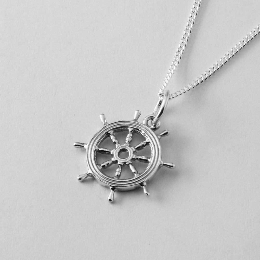 Ship's Wheel Small | Handmade Ocean Jewelry | Nautical Jewellery - Etsy