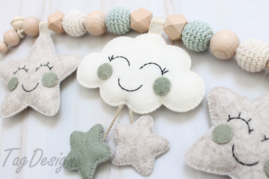Stroller Chain / Baby Gift / Christening / Birth Gift / Boy / Girl ...