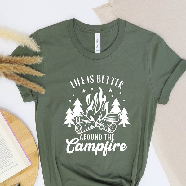 Campfire Crew Shirt - Etsy