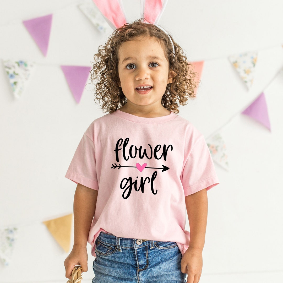 Flower Girl Shirt, Retro Flower Girl T-shirt, Petal Patrol Kids Gifts ...