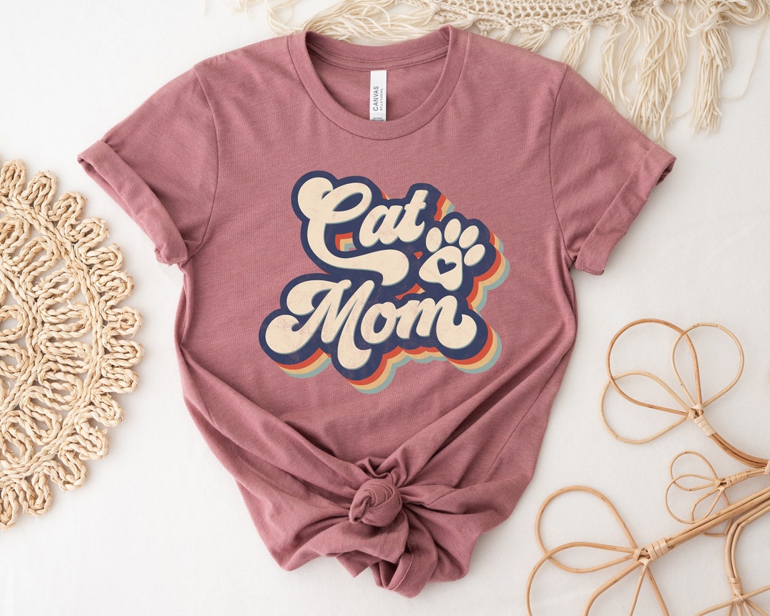 Cat Mom Shirt, Cat Mom T-shirt, Mothers Day T-shirt, New Cat Mom Gift ...