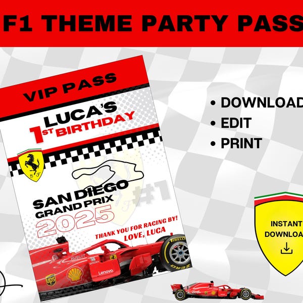 Formula 1 Ferrari Badge - Etsy
