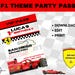 Customizable Formula 1 Ferrari-themed VIP Badge | First Birthday ...