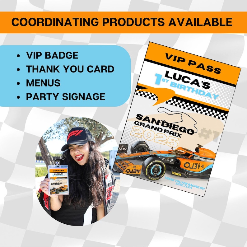Custom Mclaren Formula 1 VIP Pass (digital Download) - Etsy