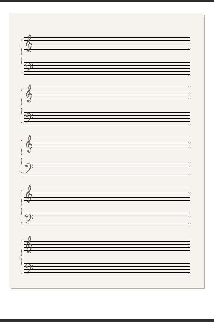Blank Sheet Music - Etsy