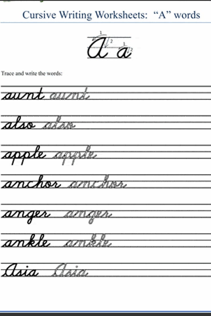 Beginner's Guide for Cursive Writing - Etsy