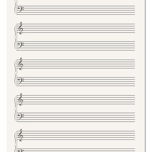 Blank Sheet Music - Etsy