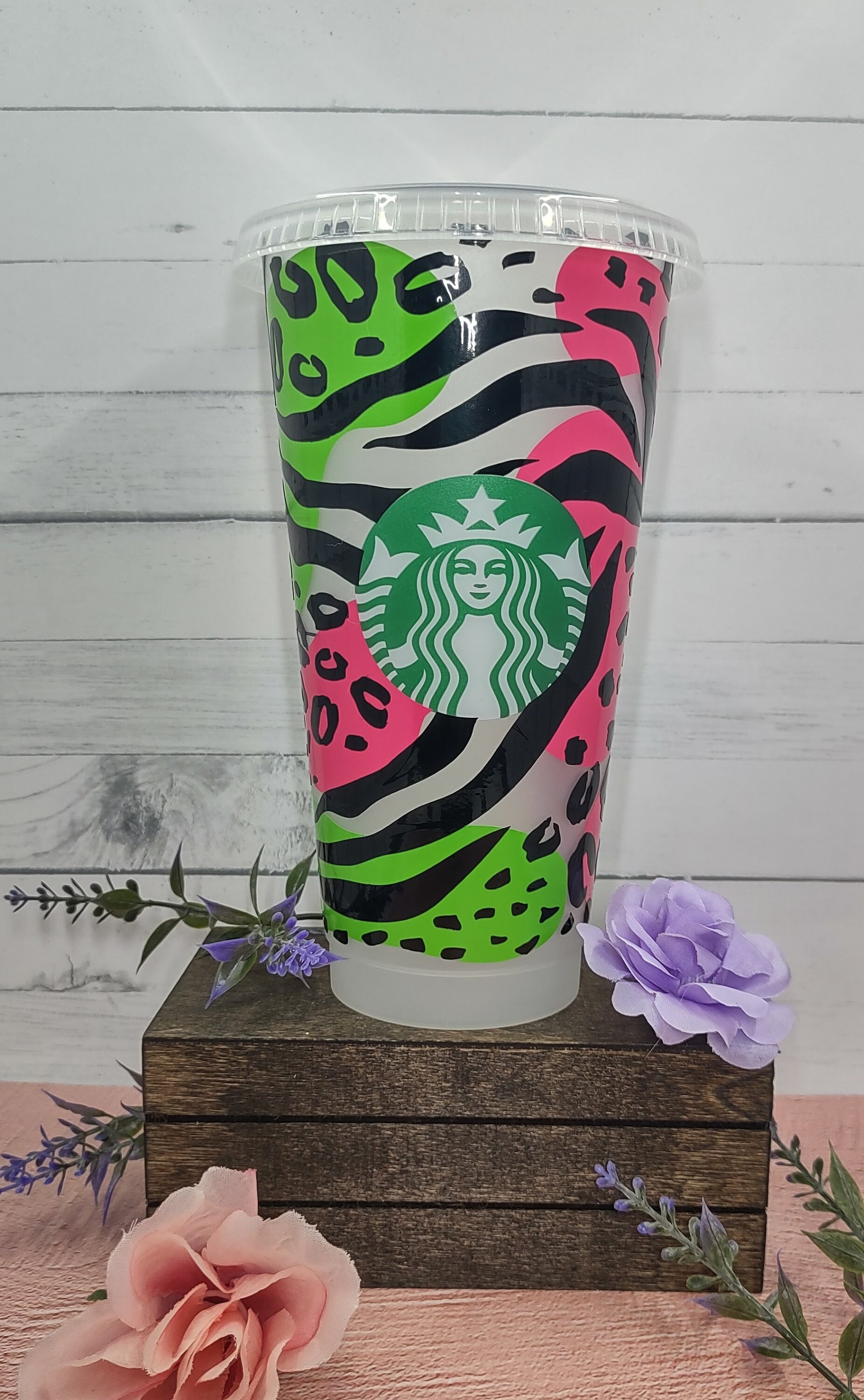 Animal Print Starbucks Cold Cup - Etsy