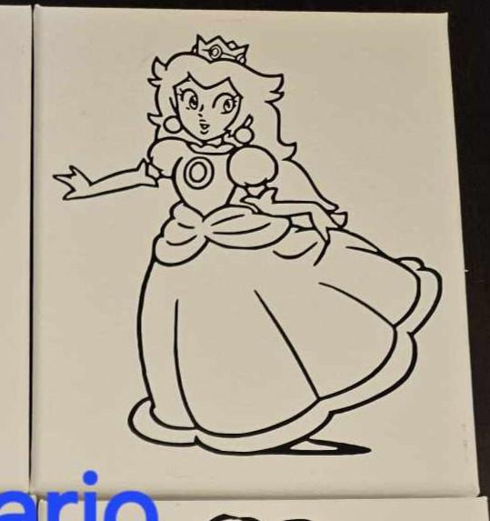 Kid's Canvas Paint Kit- Super Mario - Etsy