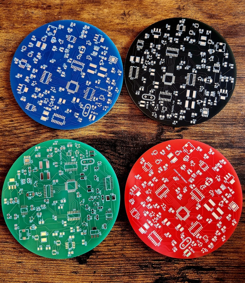 Circuit Board Coasters - Etsy