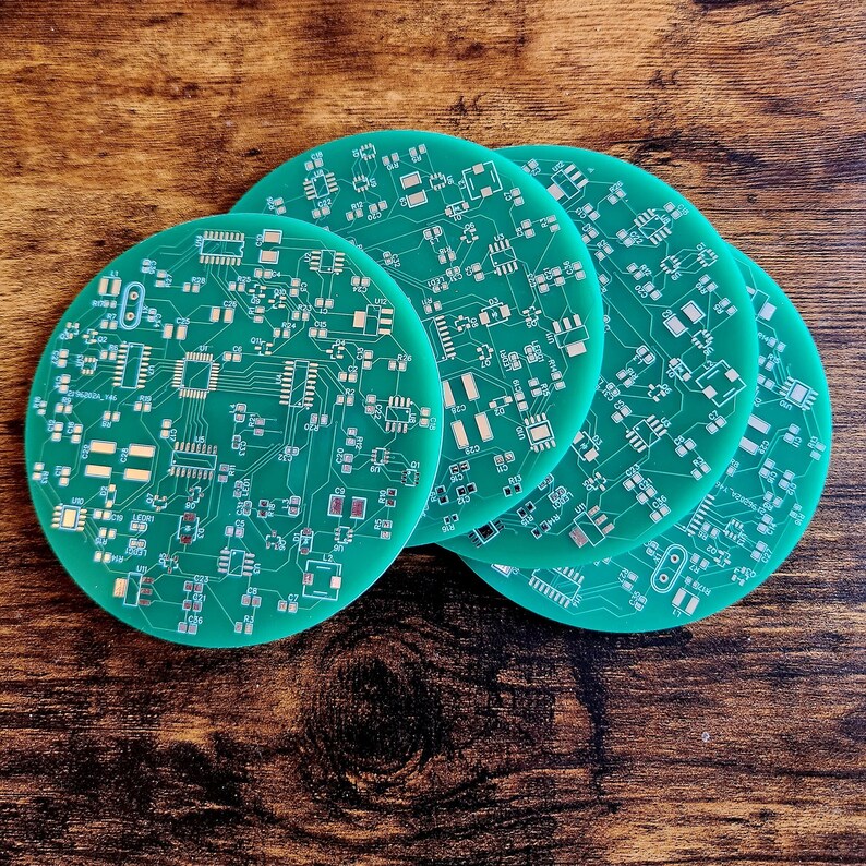 Circuit Board Coasters - Etsy