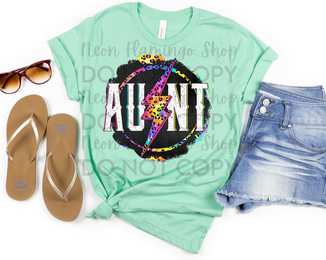 Aunt DTF Transfer: Ready to Press, Family Design - Etsy