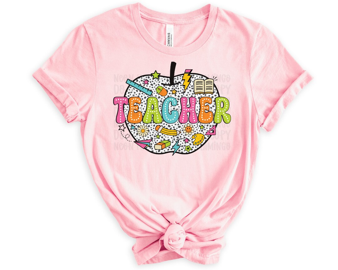 Apple Dot Grades DTF Transfer Back to School DTF Transfer B.T.S DTF ...