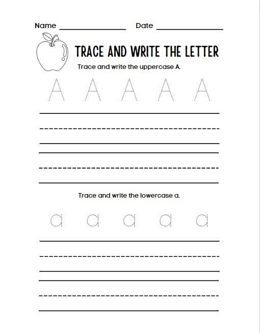 26 Weeks of Weekly Alphabet Worksheets printable - Etsy