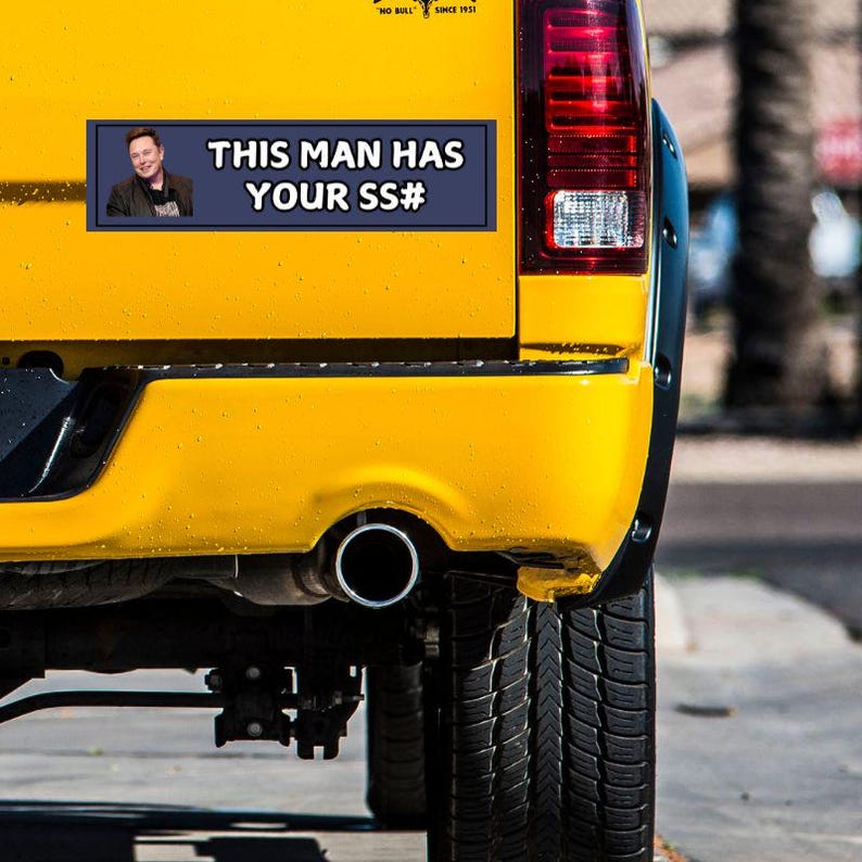 Car Magnet: Elon Musk Joke, Anti Fascism, Boycott Elon, Anti Racism ...