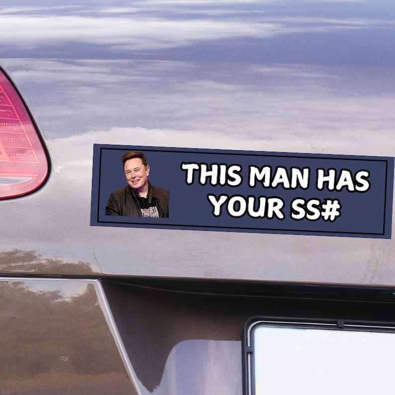 Car Magnet: Elon Musk Joke, Anti Fascism, Boycott Elon, Anti Racism ...