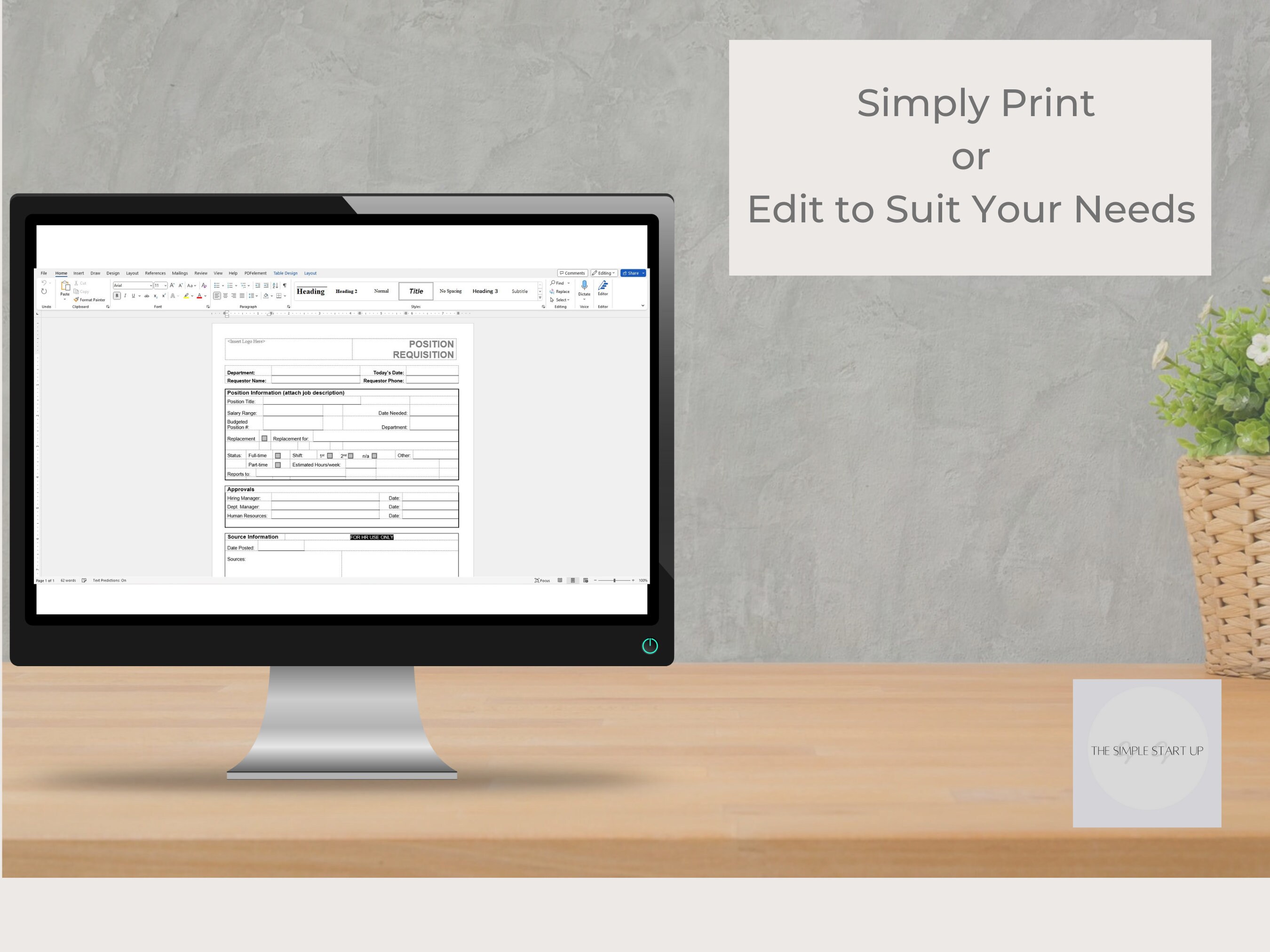 POSITION REQUISITION FORM - Etsy